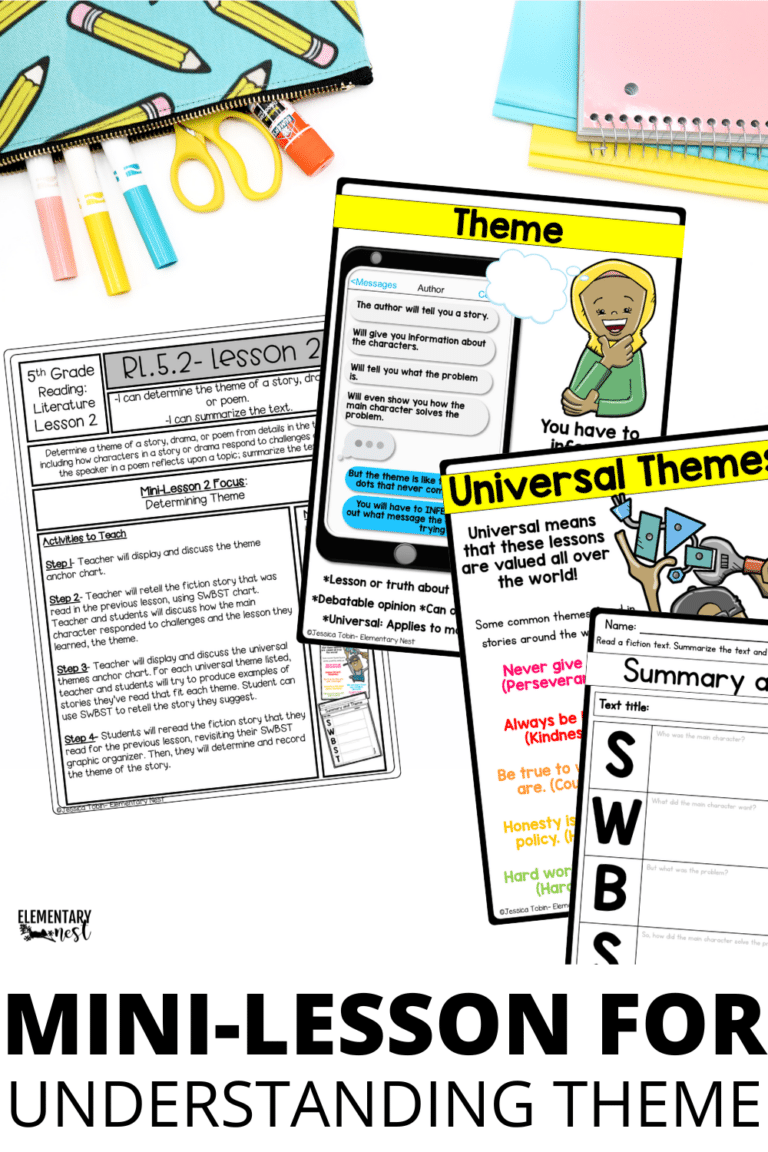 Teaching Theme And Summarizing Strategies In 4th And 5th Grade