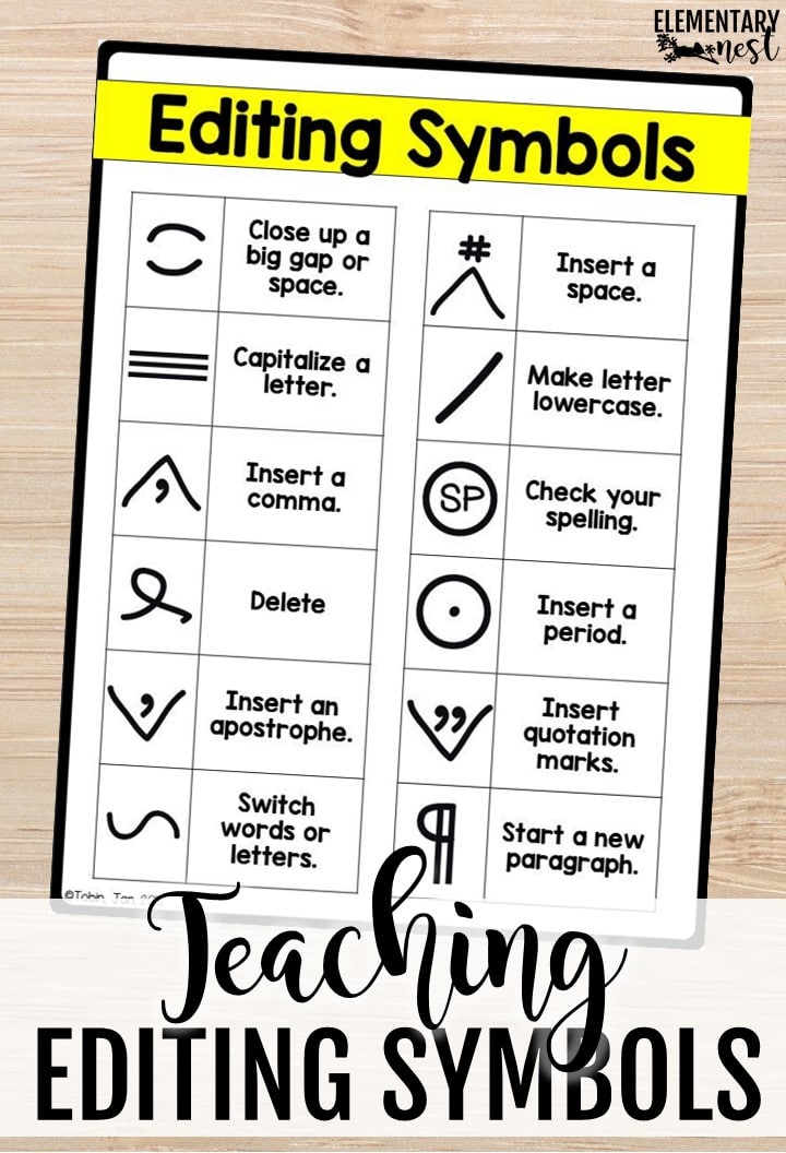 How To Teach Revising And Editing Practices Elementary Nest