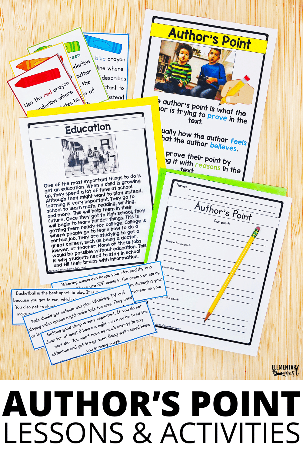 How To Teach Author's Point And Reasons