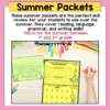 1st Grade Summer Review Pack