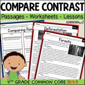 4th Grade Compare And Contrast Nonfiction Texts RI.4.9