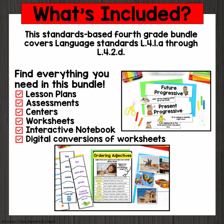 4th Grade Grammar Bundle