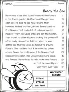 Bugs And Insects Fluency Passages