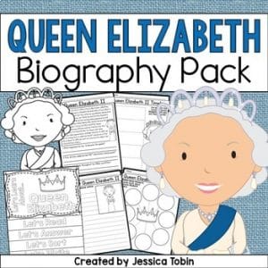 Queen Elizabeth Biography Pack - Elementary Nest