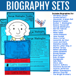 Influential People Biography Bundle