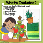 Plants Reading Flip Book And Activities