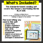 Poetry Words Feeling And Senses RL.1.4