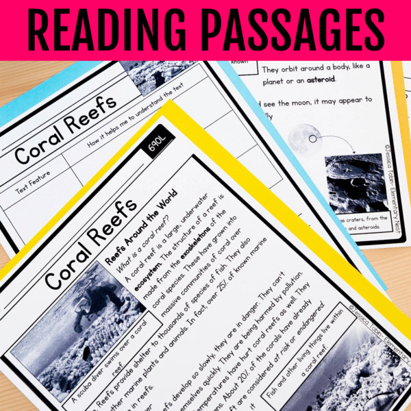 2nd Grade Nonfiction Text Features Anchor Charts, Lessons, Worksheets ...