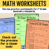 1st Grade Geometry Lessons Math Worksheets