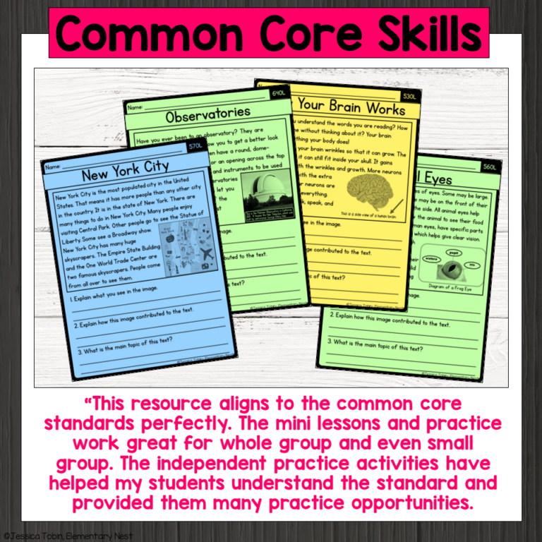 2nd Grade Nonfiction Text Features Images RI.2.7