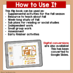 Fall Reading Flip Book