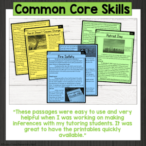 Making Inferences Worksheets And Activities RI.4.1