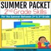 2nd Grade Summer Review Pack