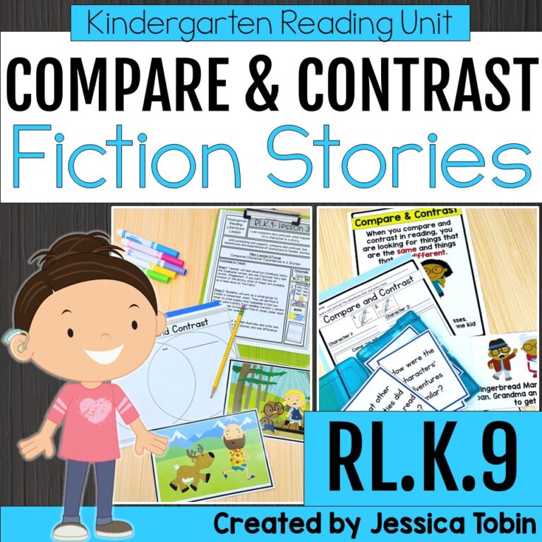 RL.K.9 Compare And Contrast Characters Experiences