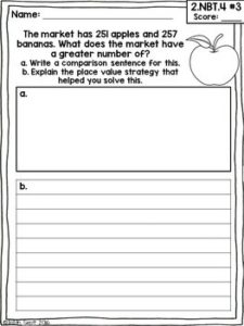 2nd Grade Word Problems NBT Place Value