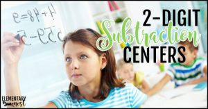 Double Digit Subtraction Centers