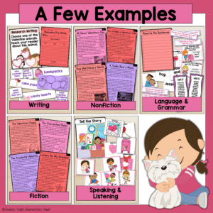 3rd And 4th Grade ELA Valentine's Day Activities
