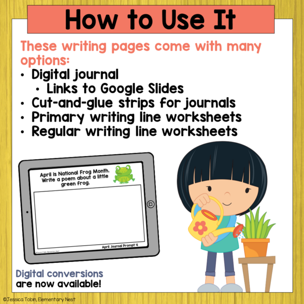 April Writing Prompts