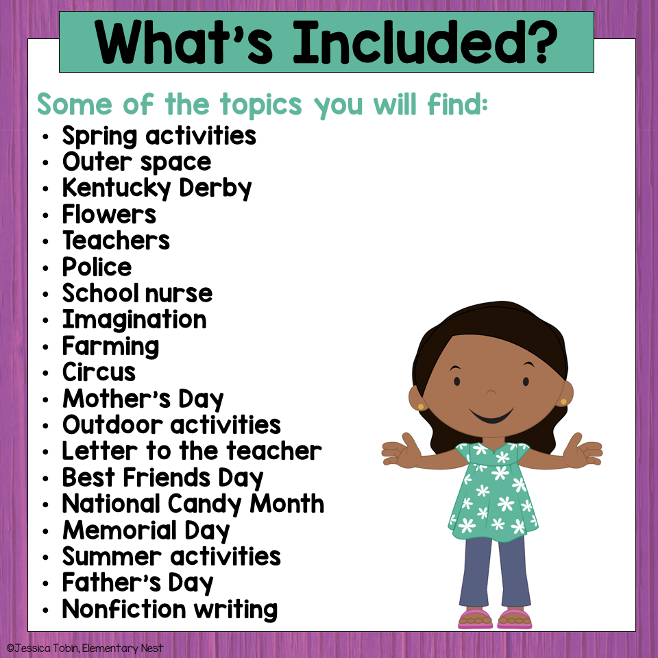 May And June Writing Prompts