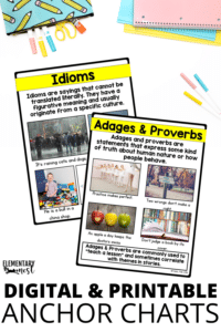 Figurative Language Anchor Charts: 3 Great Tools To Teach Similes ...