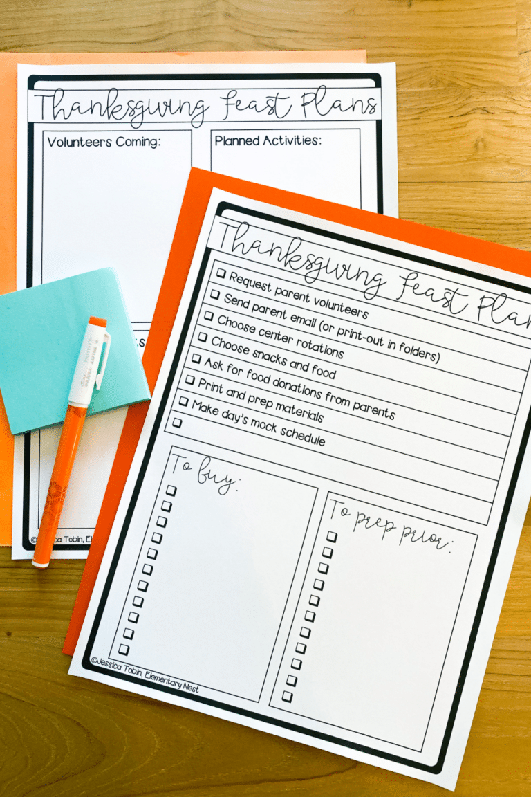 7 Fun Thanksgiving Reading Activities For Elementary Classrooms