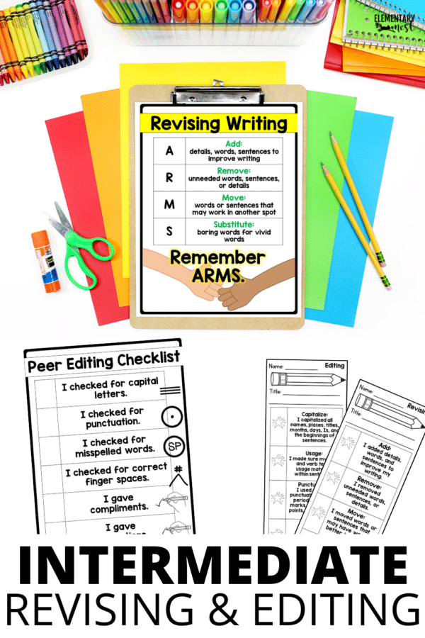 Teaching Sentences Editing With Checklists, Worksheets, And More