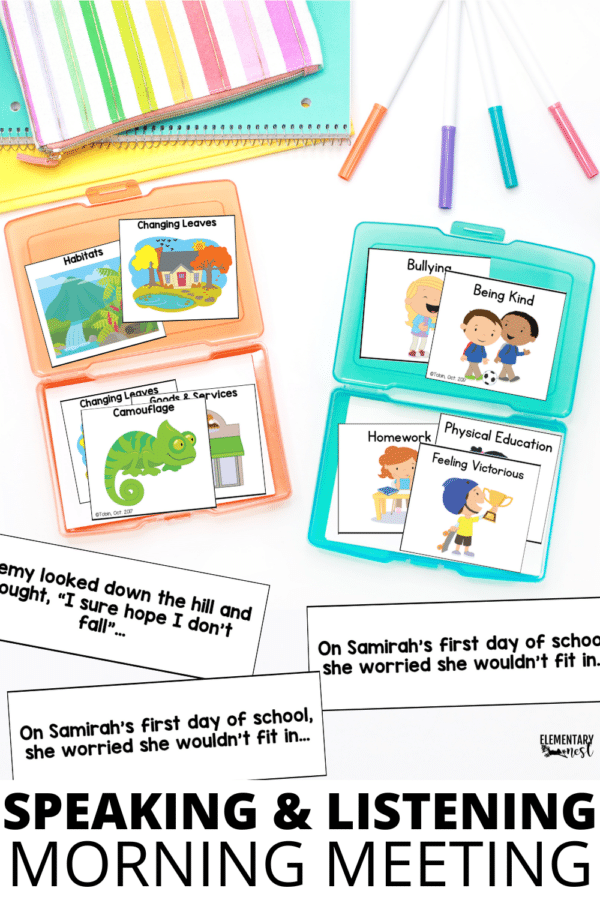 Incorporating Speaking And Listening Activities For Elementary ...