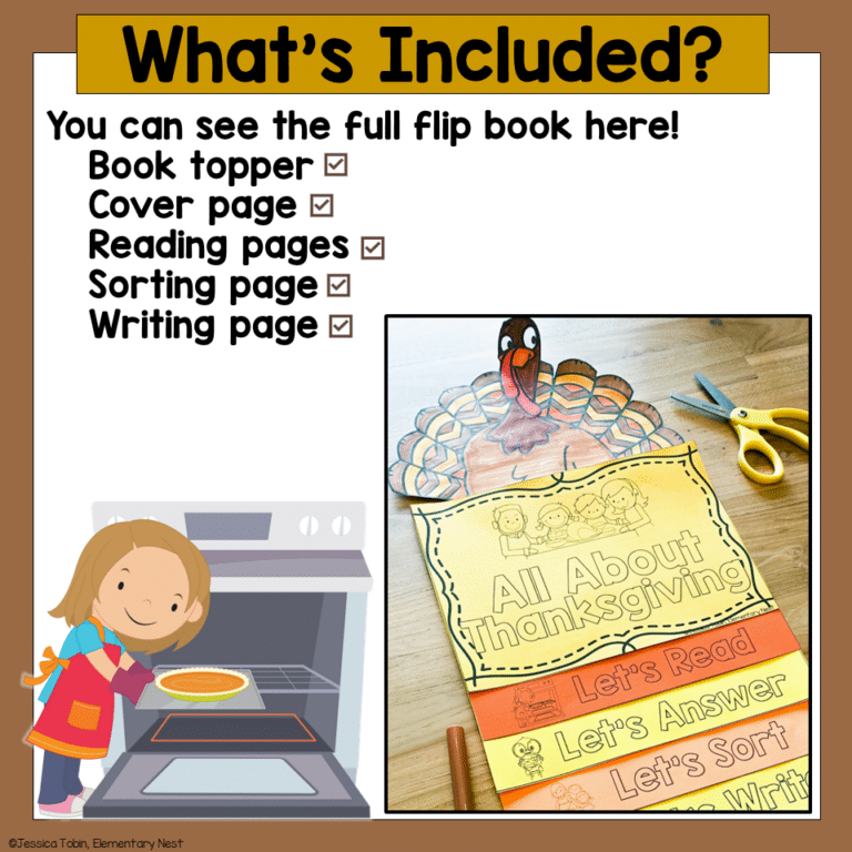 Thanksgiving Reading Flip Book