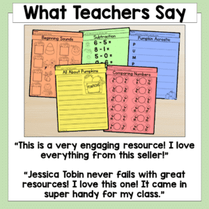 October Math And ELA Worksheets