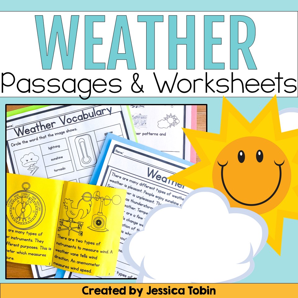 Weather Freebie Thank You - Elementary Nest
