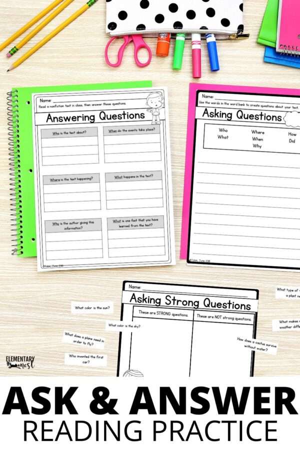 5 Strong Key Tasks To Teach Ask And Answer Questions Activities To Students