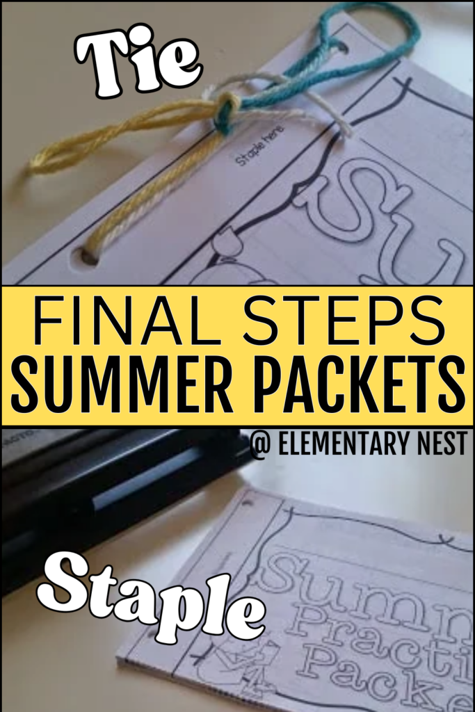 4 Easy Steps To Assemble Summer Packets To Prevent Summer Slide