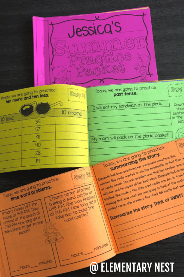 4 Easy Steps To Assemble Summer Packets To Prevent Summer Slide