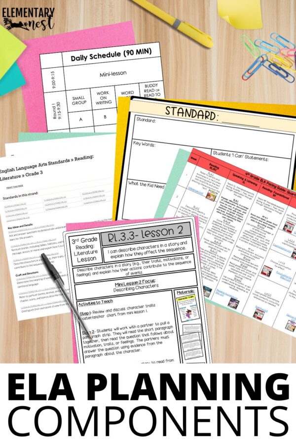 5 Easy Steps To Mastering ELA Weekly Lesson Planning