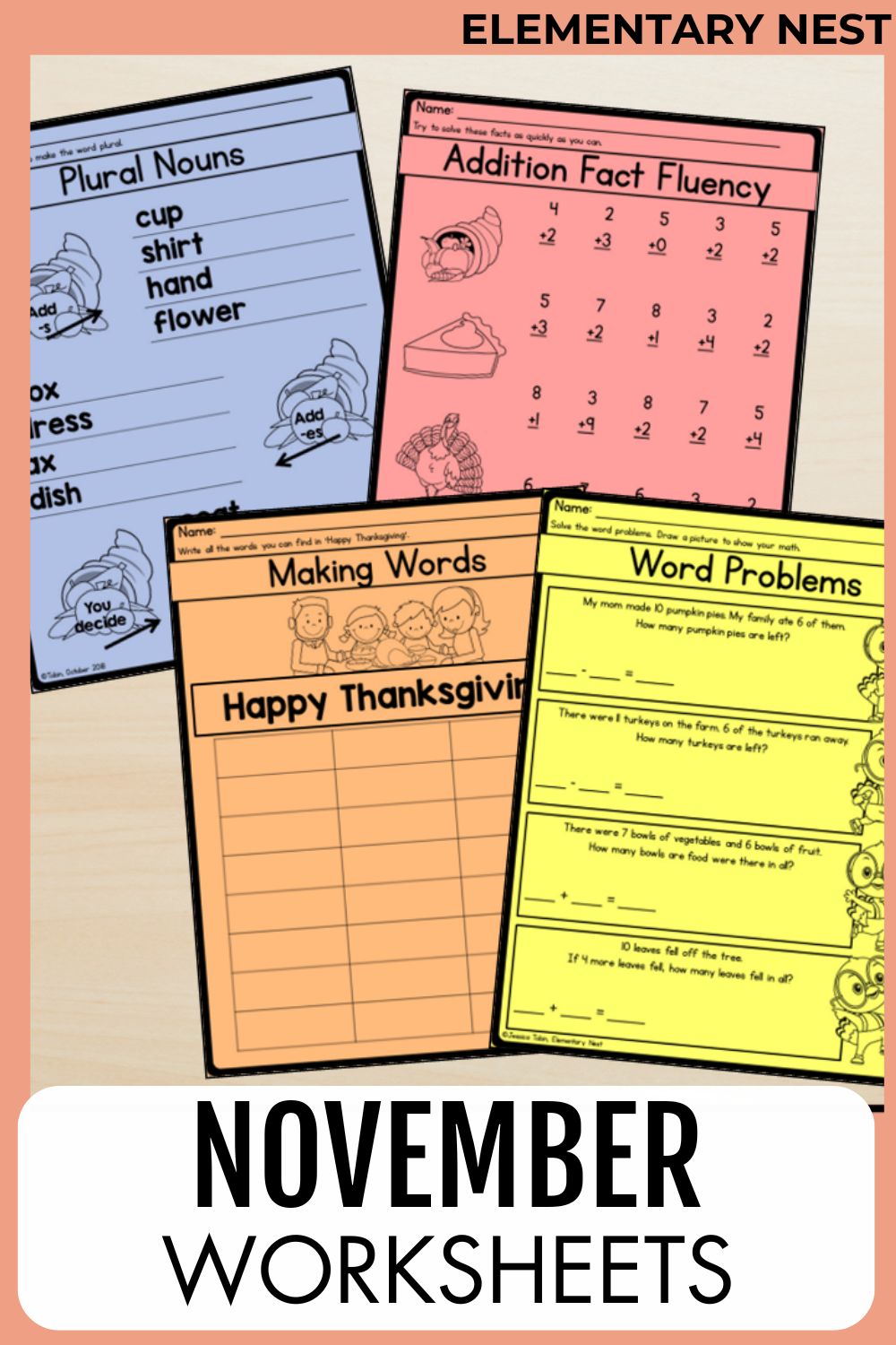 November Activities Teaching Themes And Lesson Plan Ideas