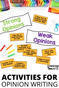 Teaching Opinion Writing Tips And Activities In 6 Important Steps