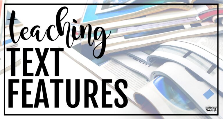 Nonfiction Text Features: 5 Fun Ways To Teach It With Anchor Charts ...