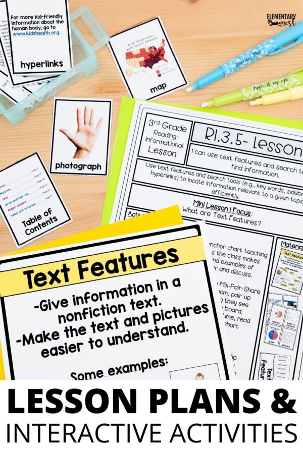 Nonfiction Text Features: 5 Fun Ways To Teach It With Anchor Charts ...
