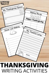 6 Fun Thanksgiving Writing Activities For Kids