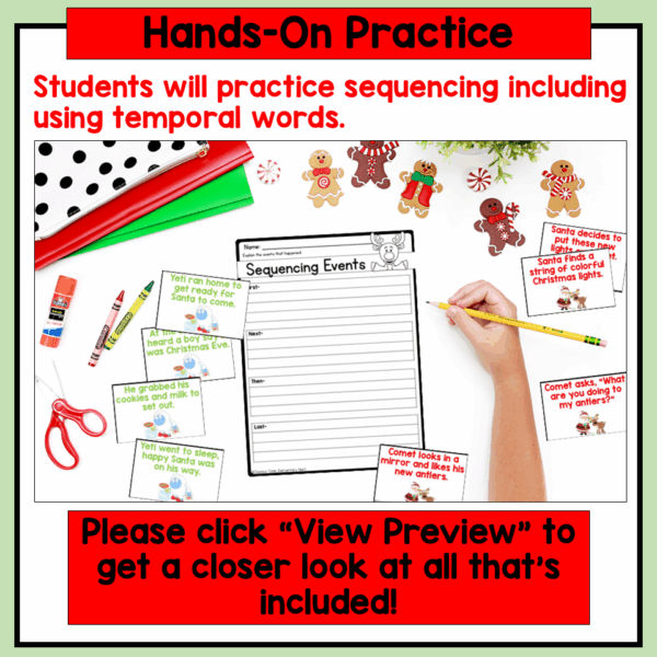 1st And 2nd Grade Reindeer Activities Christmas Writing Prompt