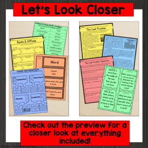 RI.5.4 5th Grade Context Clues Nonfiction Vocabulary And Unknown Words