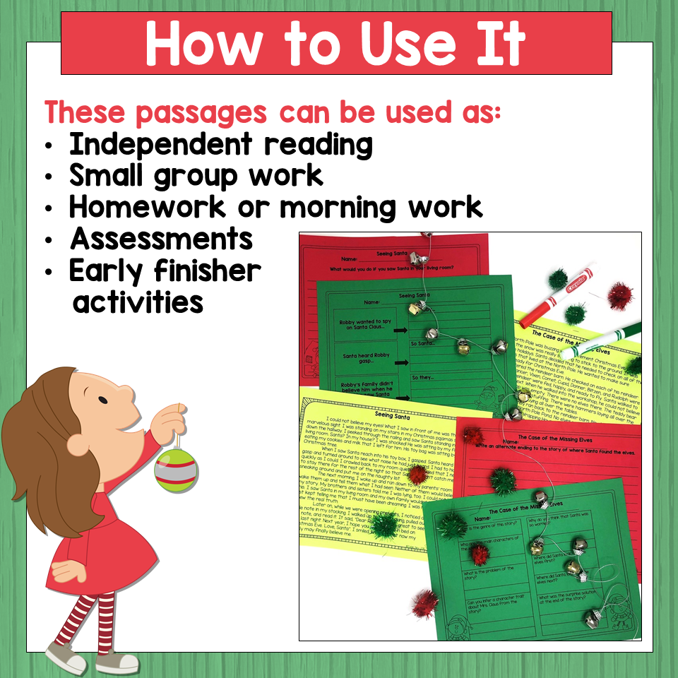 Christmas Reading Comprehension Activities