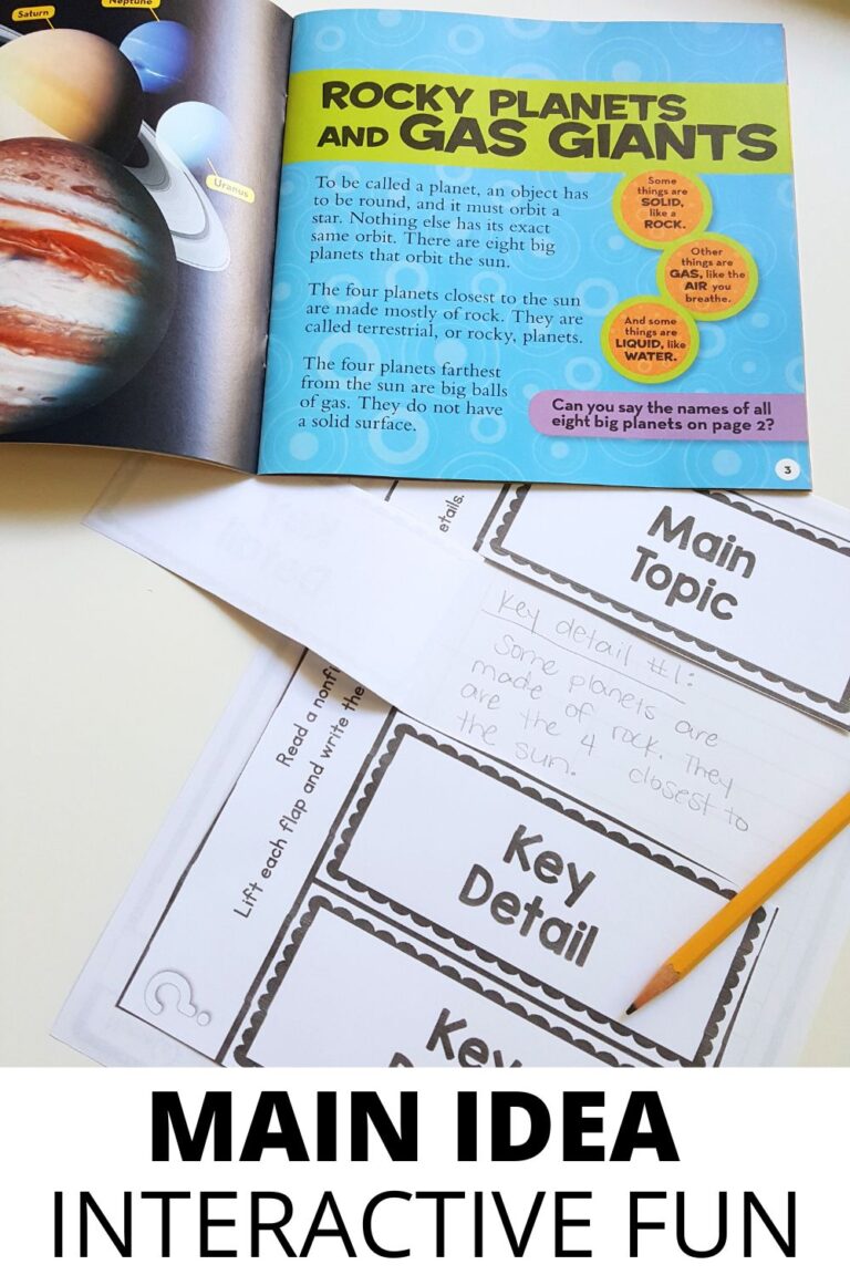 8 Strong Ways To Teach Main Idea In Elementary Grades
