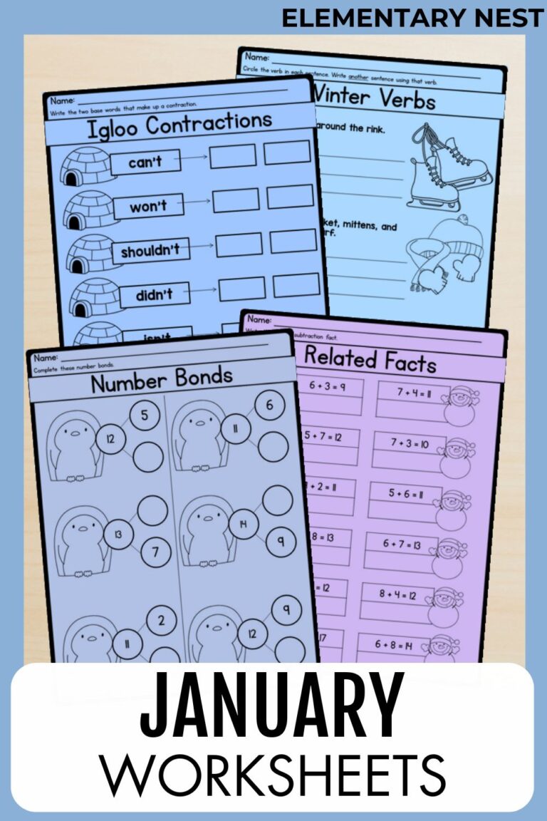 January Classroom Activities And 2 Free Resources