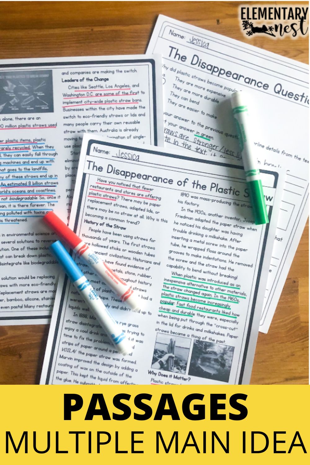 7 Great Ideas For Main Idea And Key Details In Upper Elementary