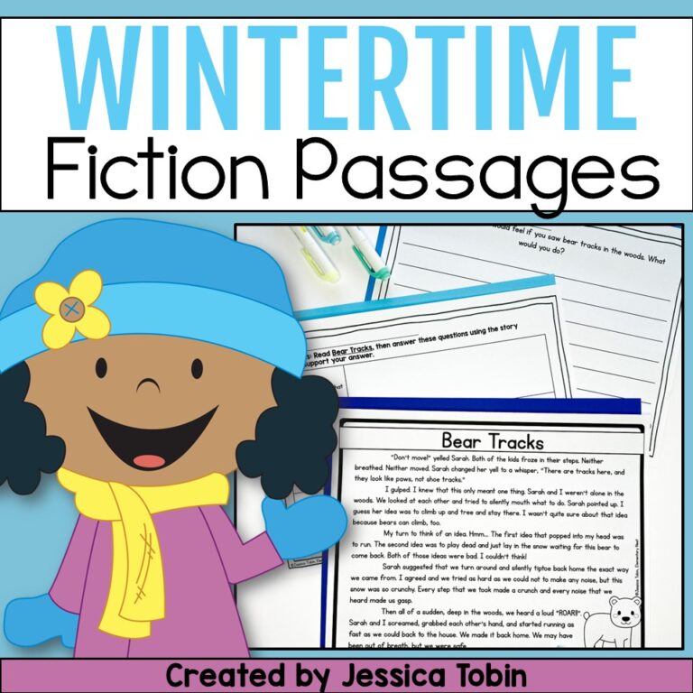 5 Winter Reading Passages And Winter Comprehension Activities