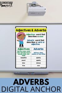 Adverbs Anchor Chart Ideas & 5 Fun Adverbs Activities