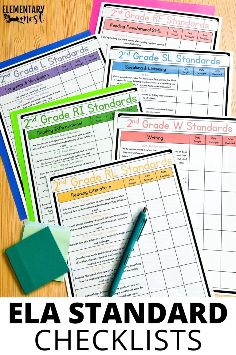 4 Reasons An ELA Standards Checklist Will Save Your Planning