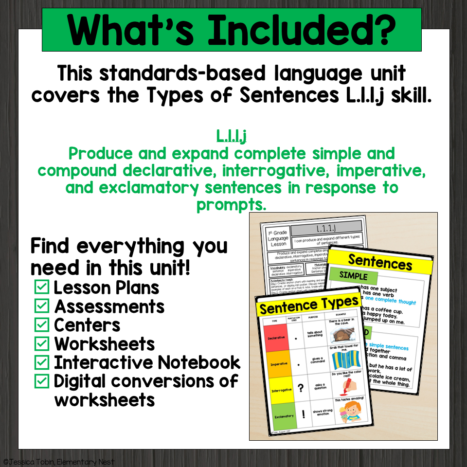 Types Of Sentences Worksheets Grade 2