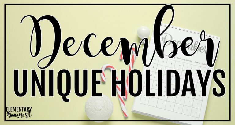 11 Fun Unique December Holidays To Add To Your Lessons